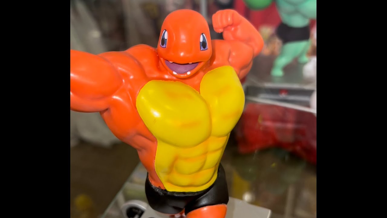Pokemon Charmander Bodybuilder Muscular Action Figure - YouTube
