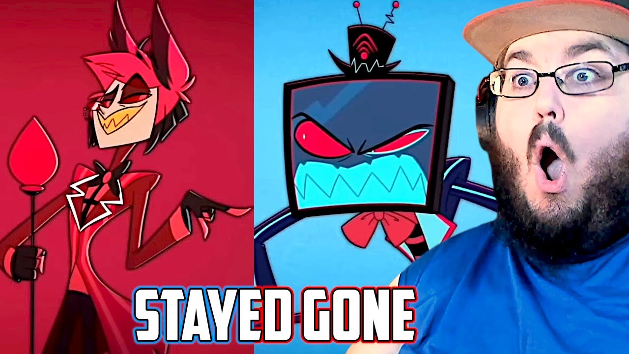 Stayed Gone-Hazbin Hotel Song Alastor VS Vox #HazbinHotel REACTION ...