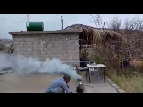 VARİL BOMBASI DÜŞTÜ SANKİ