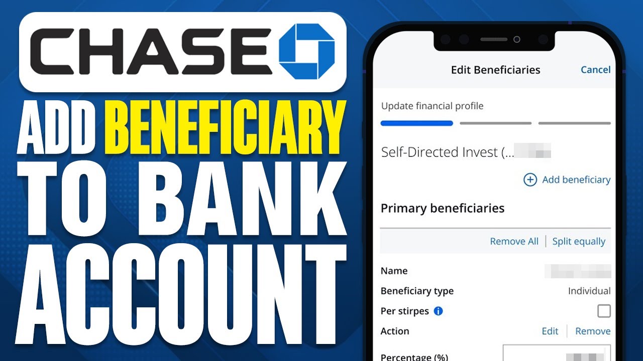 How To Add Beneficiary To Chase Bank Account (2025) - YouTube