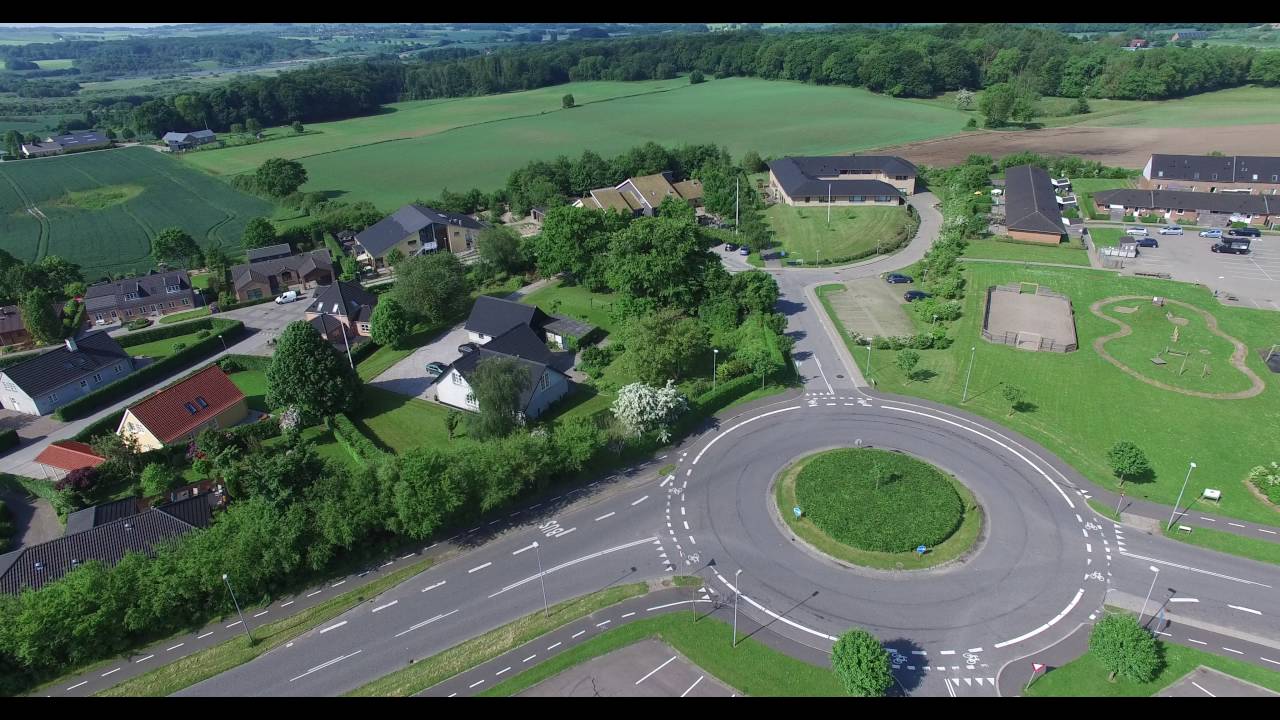 Harlev - Denmark - Drone video - DJI Phantom 3 4K - second drone flight ...