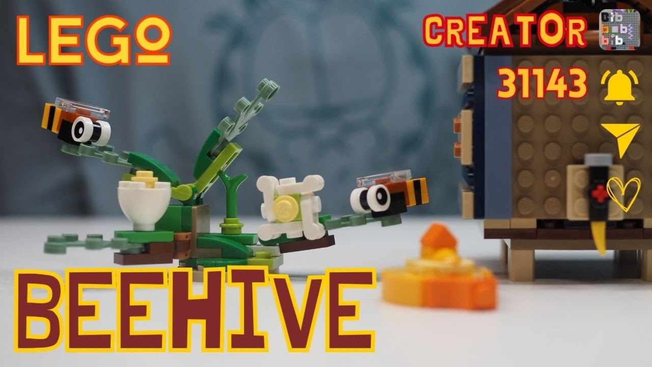 LEGO Creator 31143 Birdhouse, Beehive, Lego Build Review | BibBobBib ...
