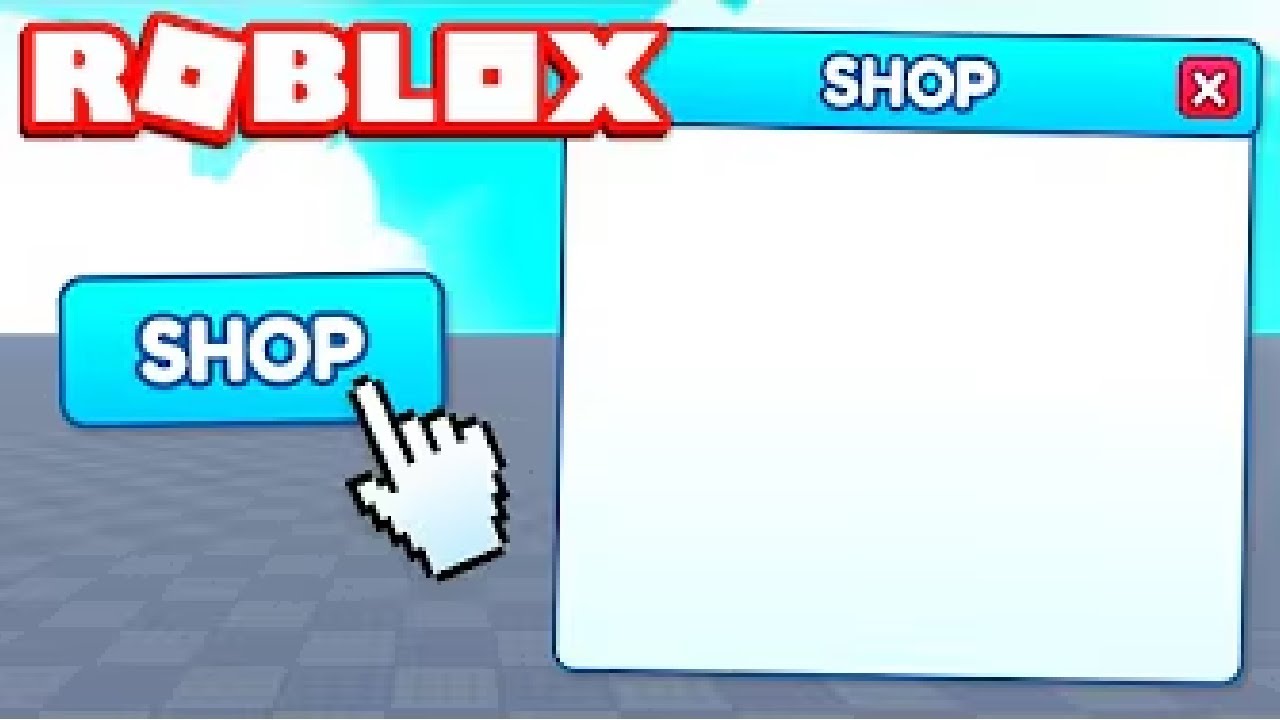 How to make an Opening Shop Gui in Roblox Studio ???? - YouTube