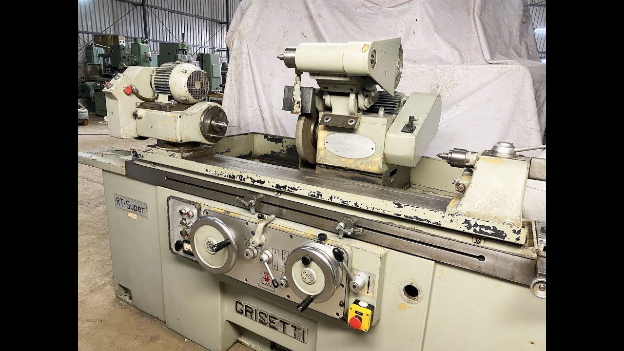 Universal Cylindrical Grinder - Grisetti - 1000 mm - YouTube