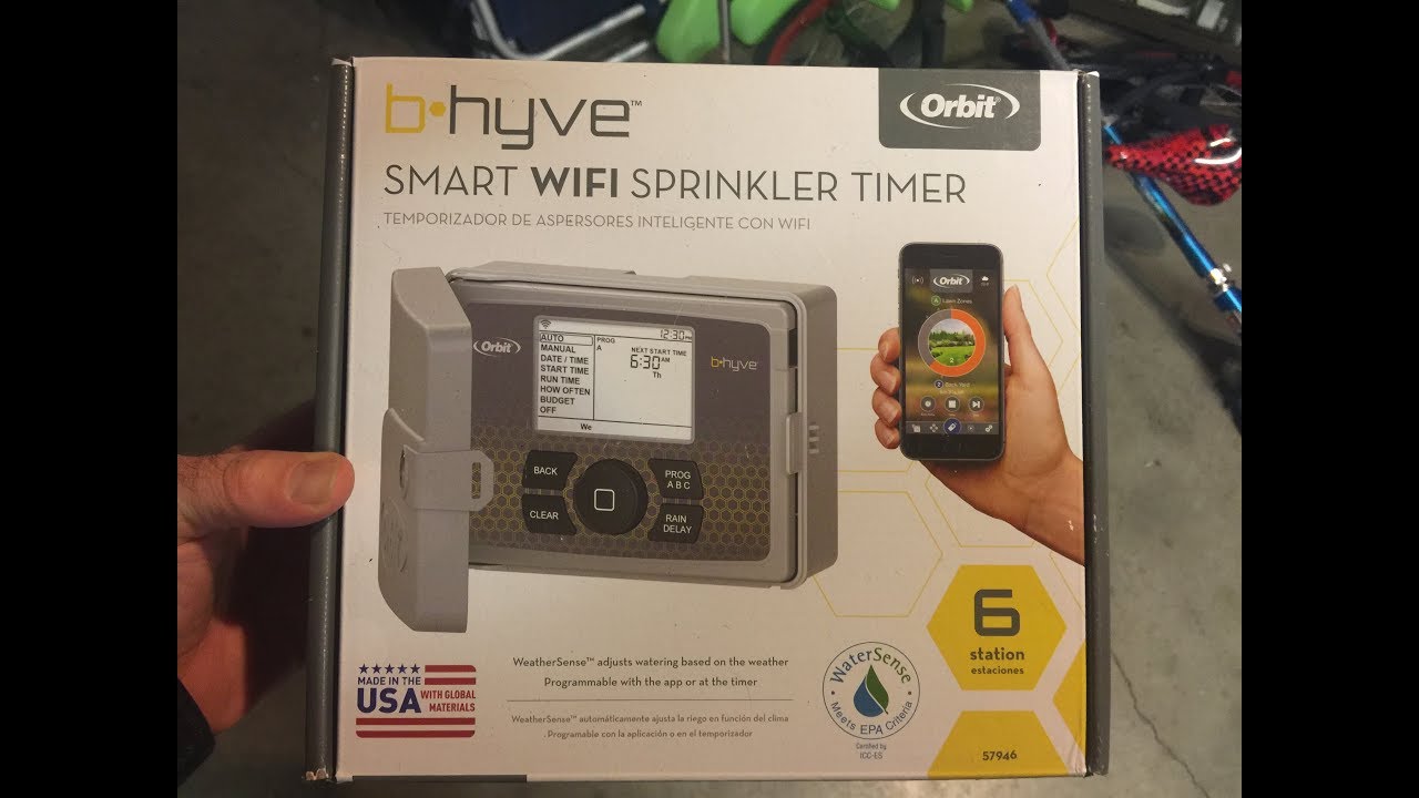 Bhyve wifi sprinkler controller - YouTube