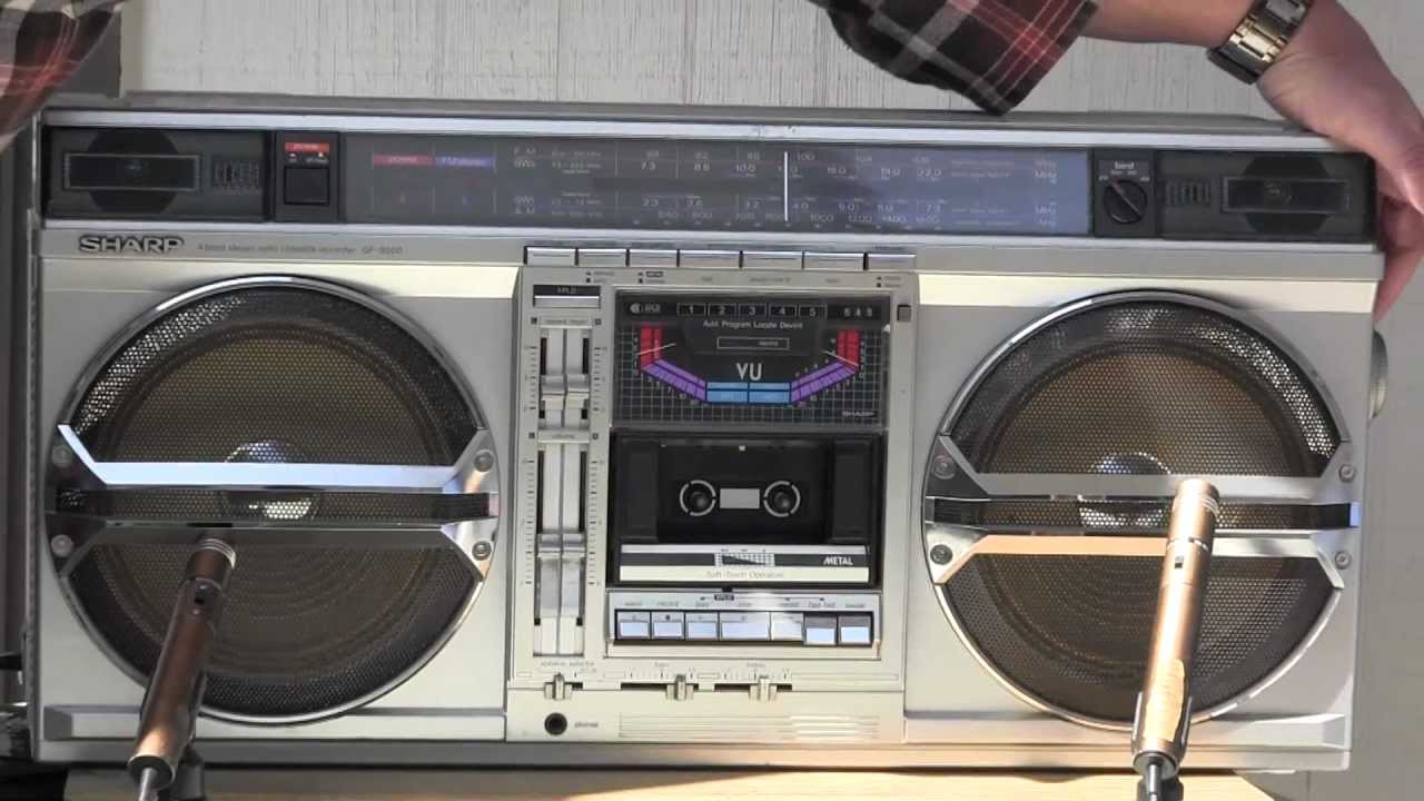 Sharp GF-9000 Boom Box an-or (Z) revisited together once again - YouTube
