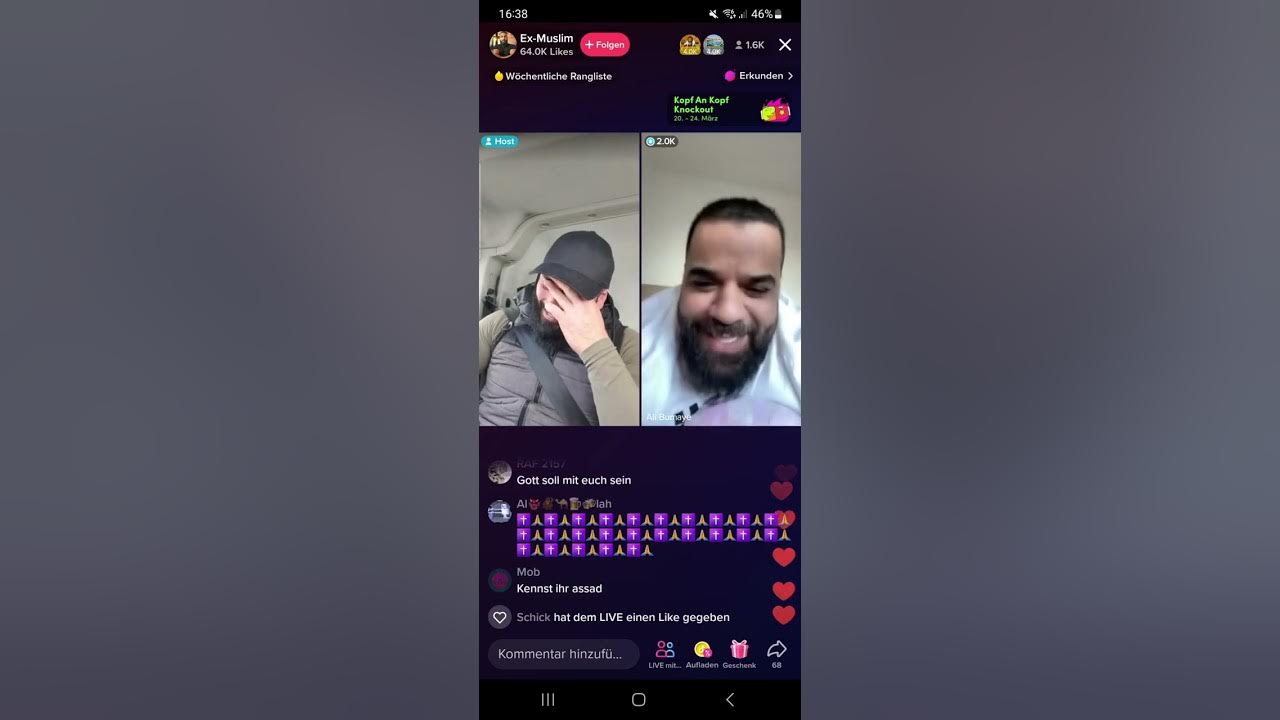 Ali Bumaye Abou Chaker und Ex-Muslim Amir Arabpour - Debatte - - YouTube