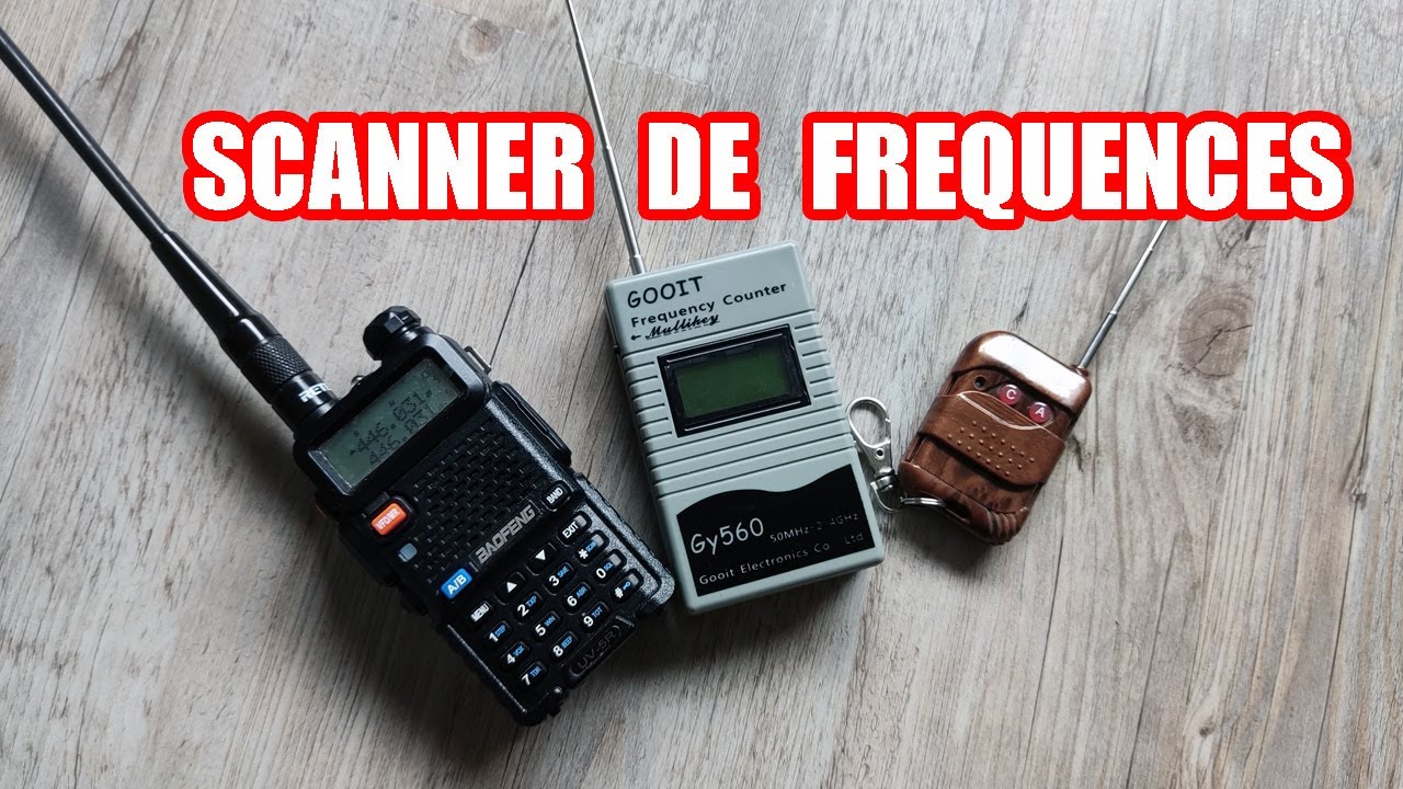 Scanner de fréquences GY560 - YouTube