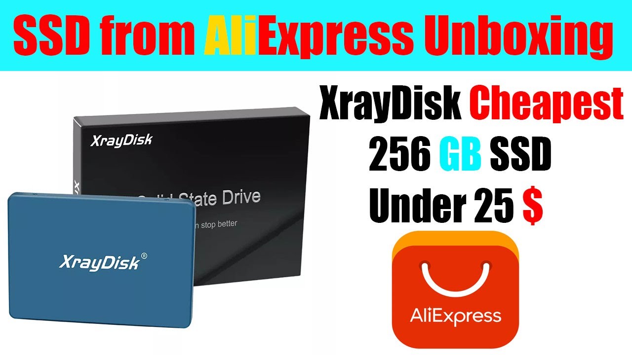SSD from AliExpress unboxing and review in Pakistan - YouTube