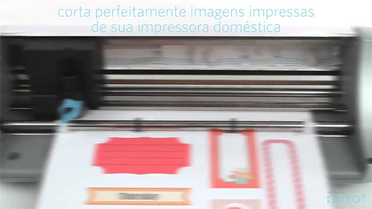 Mini Plotter de Recorte Silhouette Portrait - YouTube