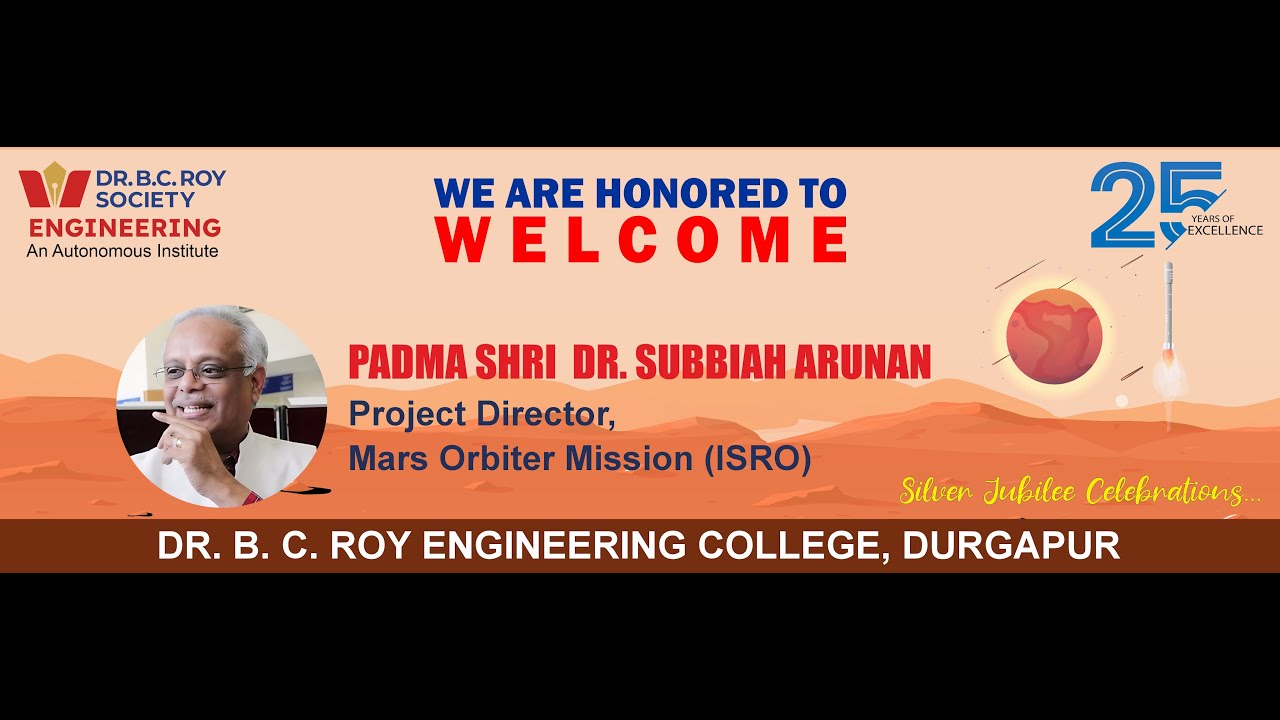 Session with Padma Shri Dr. Subbiah Arunan, Project Director, Mars ...