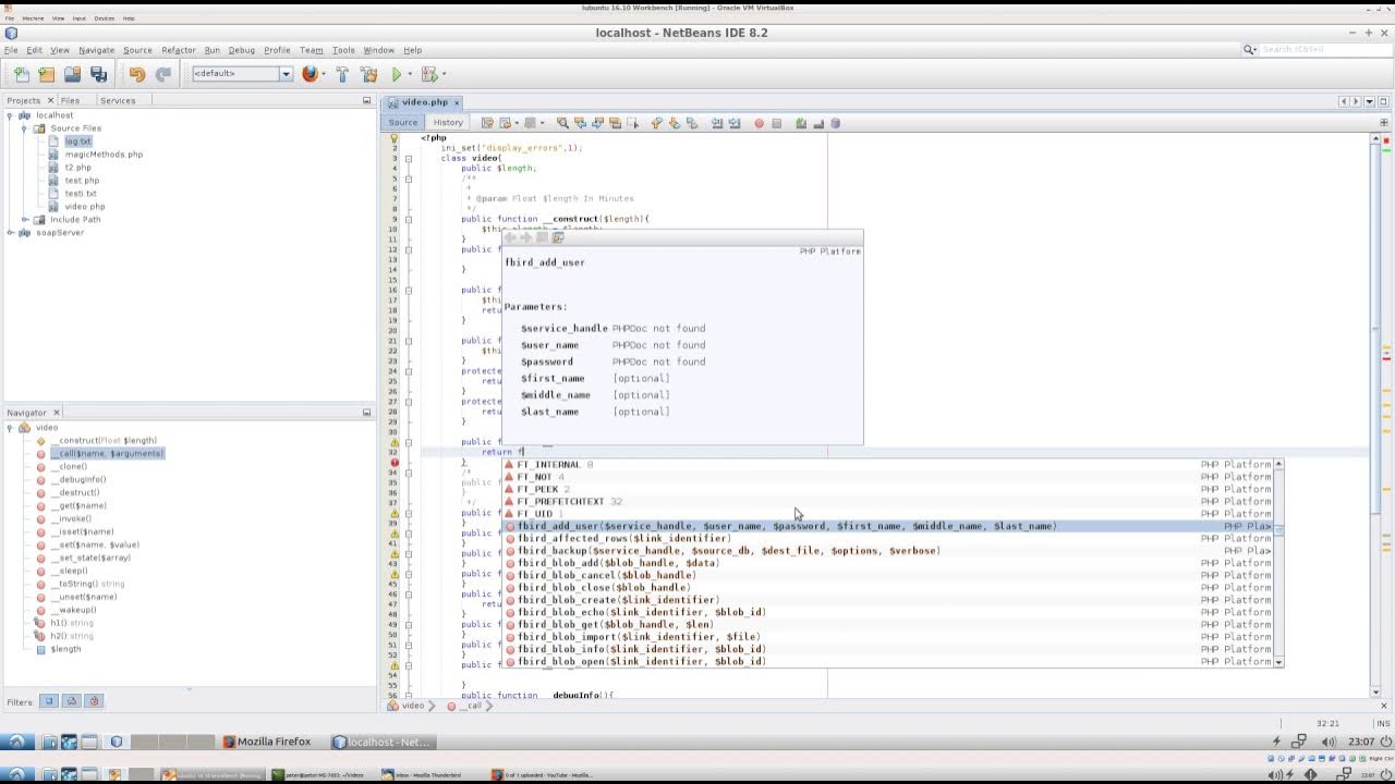 PHP magic methods: call and callStatic - YouTube