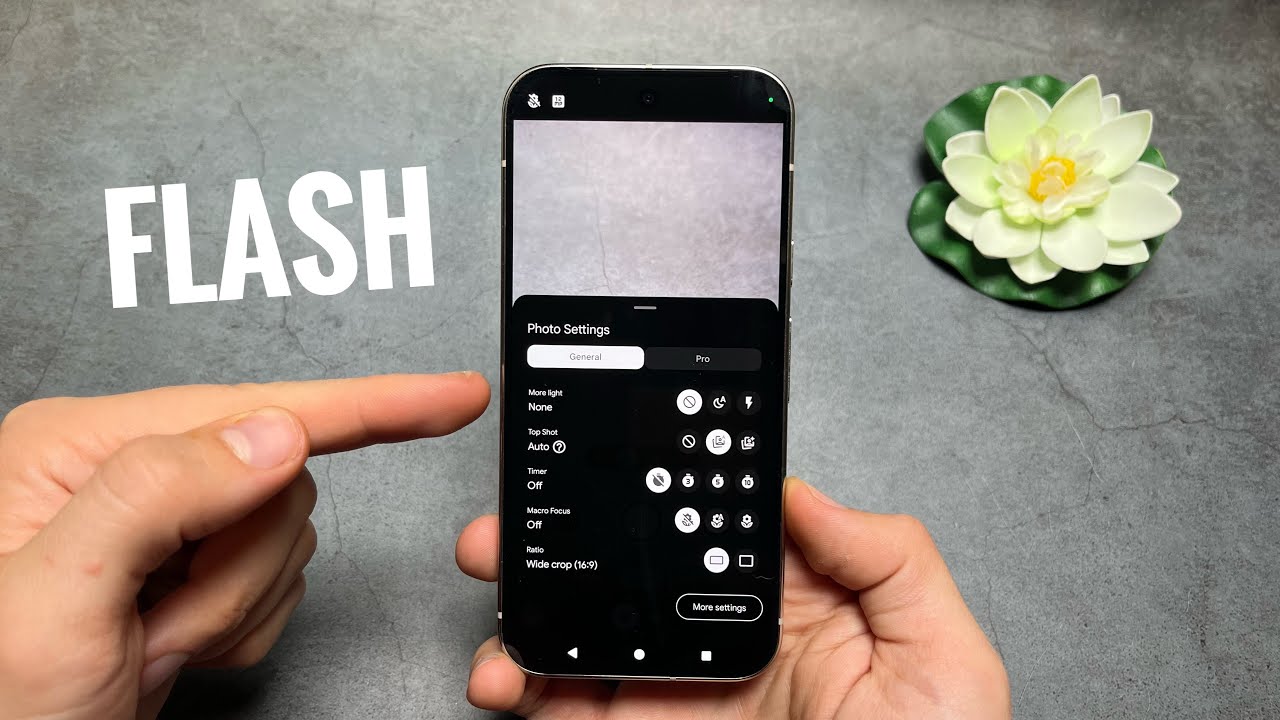 Google Pixel 10 / 10 Pro - How to turn Camera Flash ON / OFF - YouTube