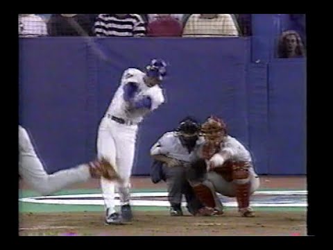 Philadelphia Phillies at Toronto Blue Jays, 1993 World Series Game 1, October 16, 1993