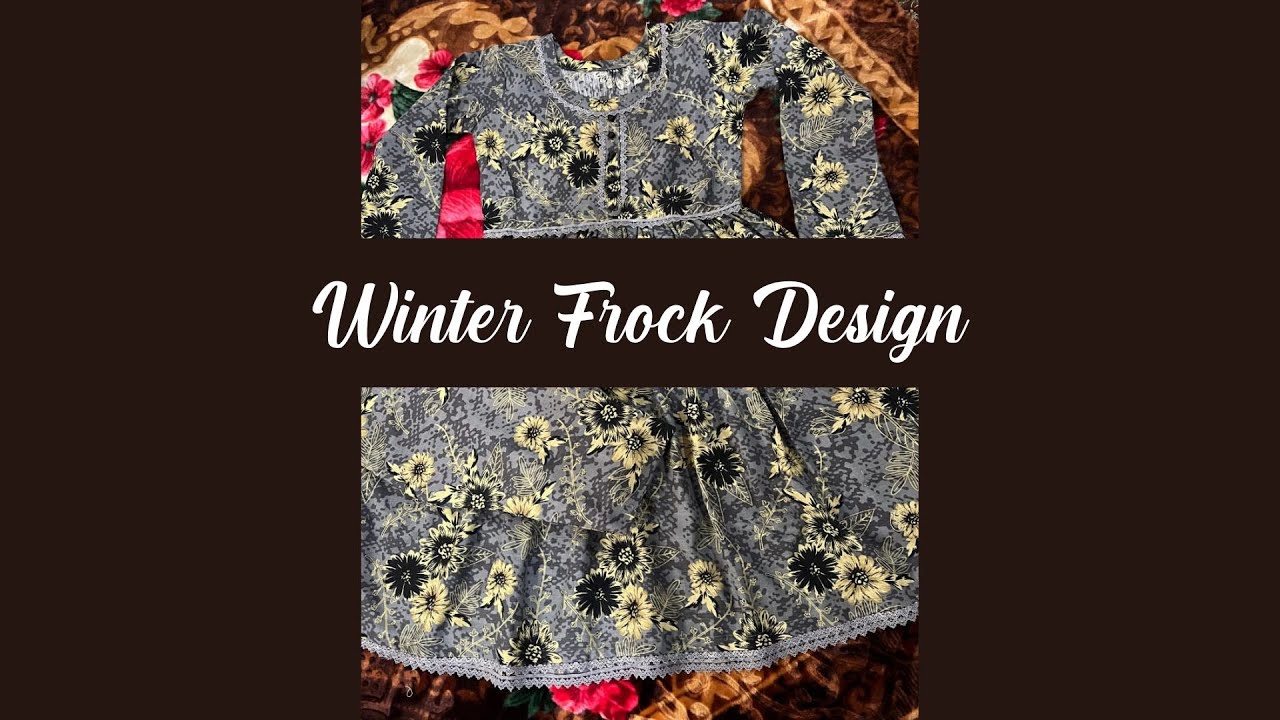 Winter Frock Design 2024 - YouTube
