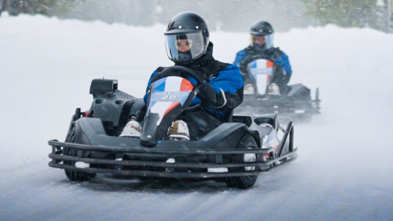 Ice-Karting Race - YouTube