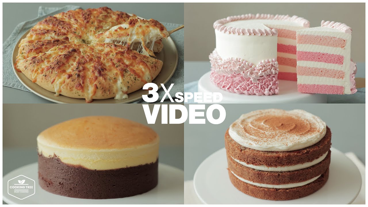 #52 영상 3배속으로 몰아보기 : 3x Speed Video | 4K | Cooking tree - YouTube