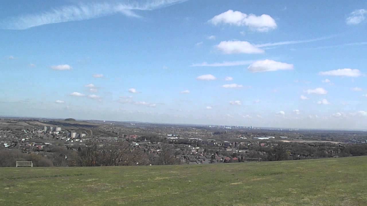 Beacon Hill - Lickey Hills Country Park - view of Birmingham skyline ...