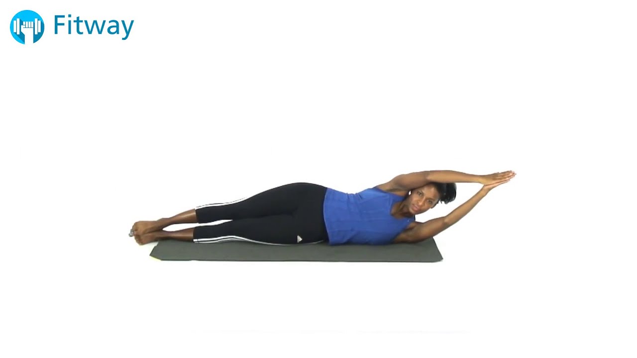 How To Do: Latissimus Dorsi - Lying Side Overhead | Stretch Workout ...