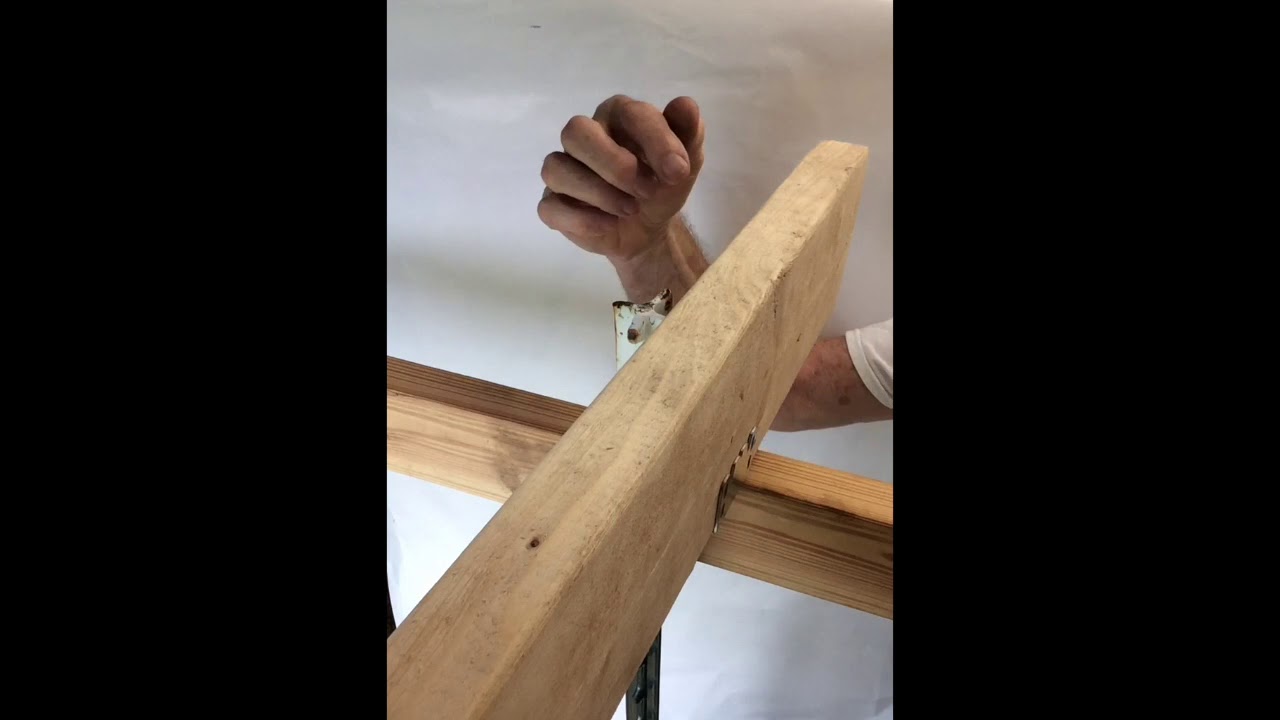T Post Lumber Bracket demo - YouTube