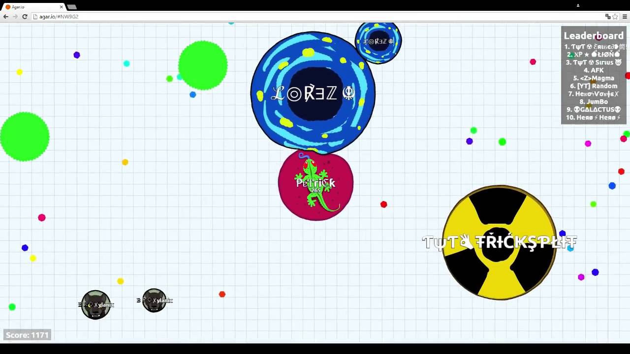 iƦ〗clan agario first teaming video - YouTube