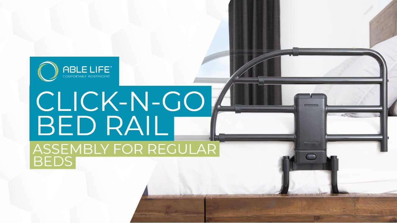 How to Assemble the Able Life Click-N-Go Bed Handle on Traditional Beds ...