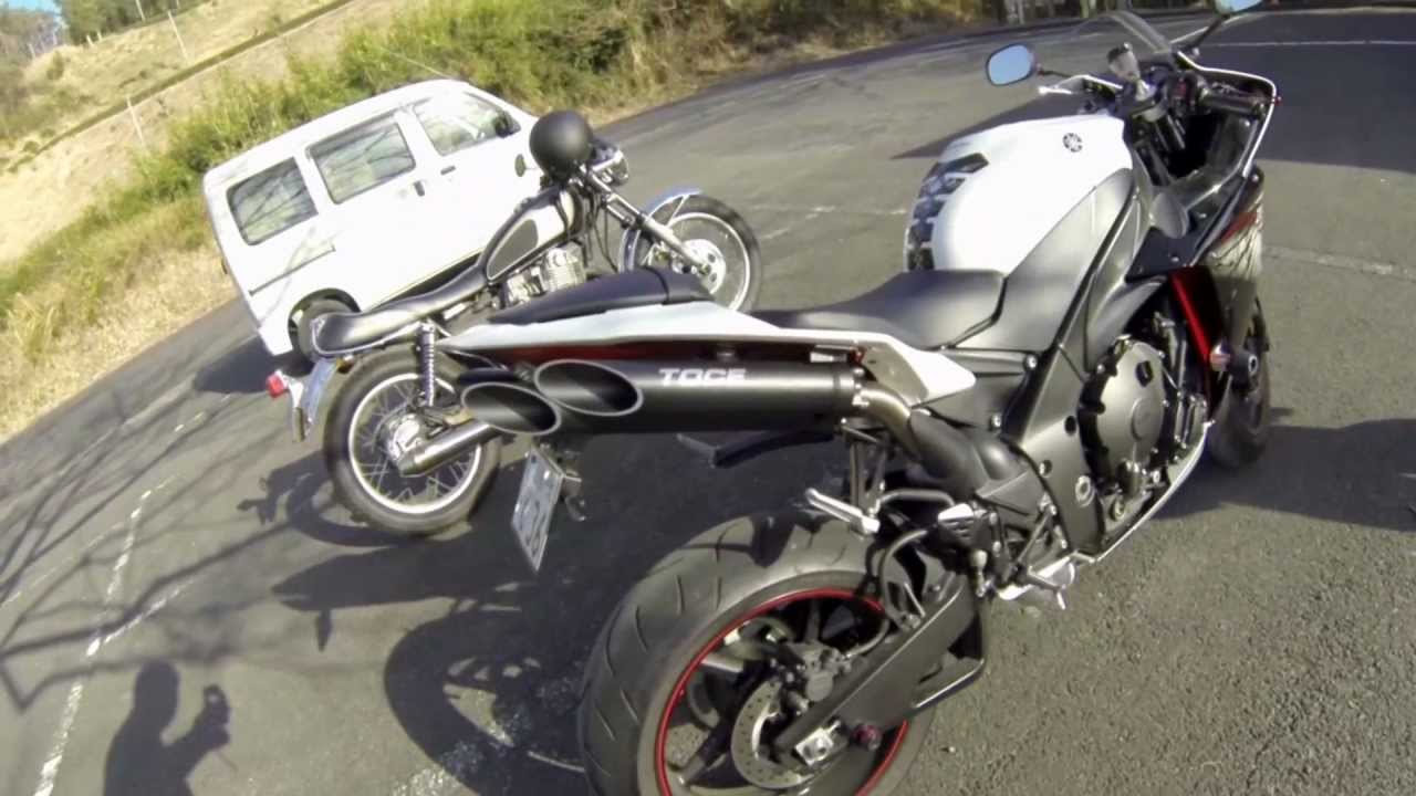 Yamaha YZF R1 (2012) with Toce Bros. Performance T-Slash Slip on ...