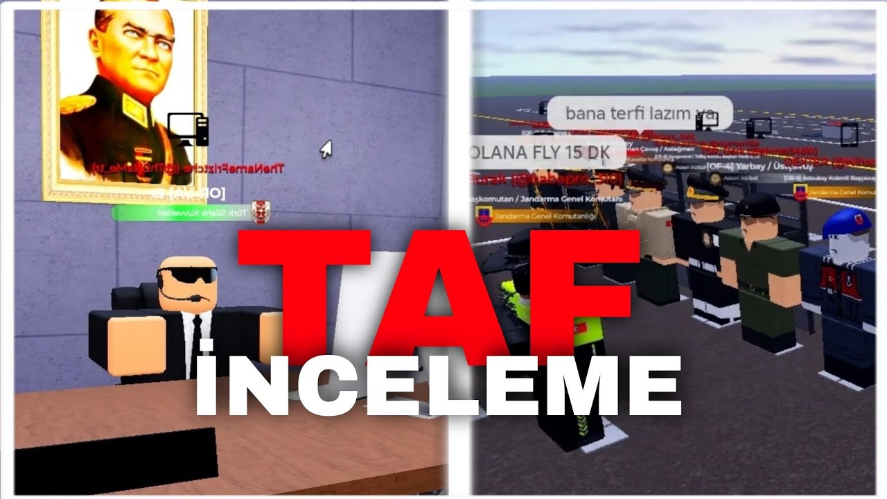 TAF TURKISH ARMED FORCES | Roblox Türk Asker Oyunu İnceleme - YouTube