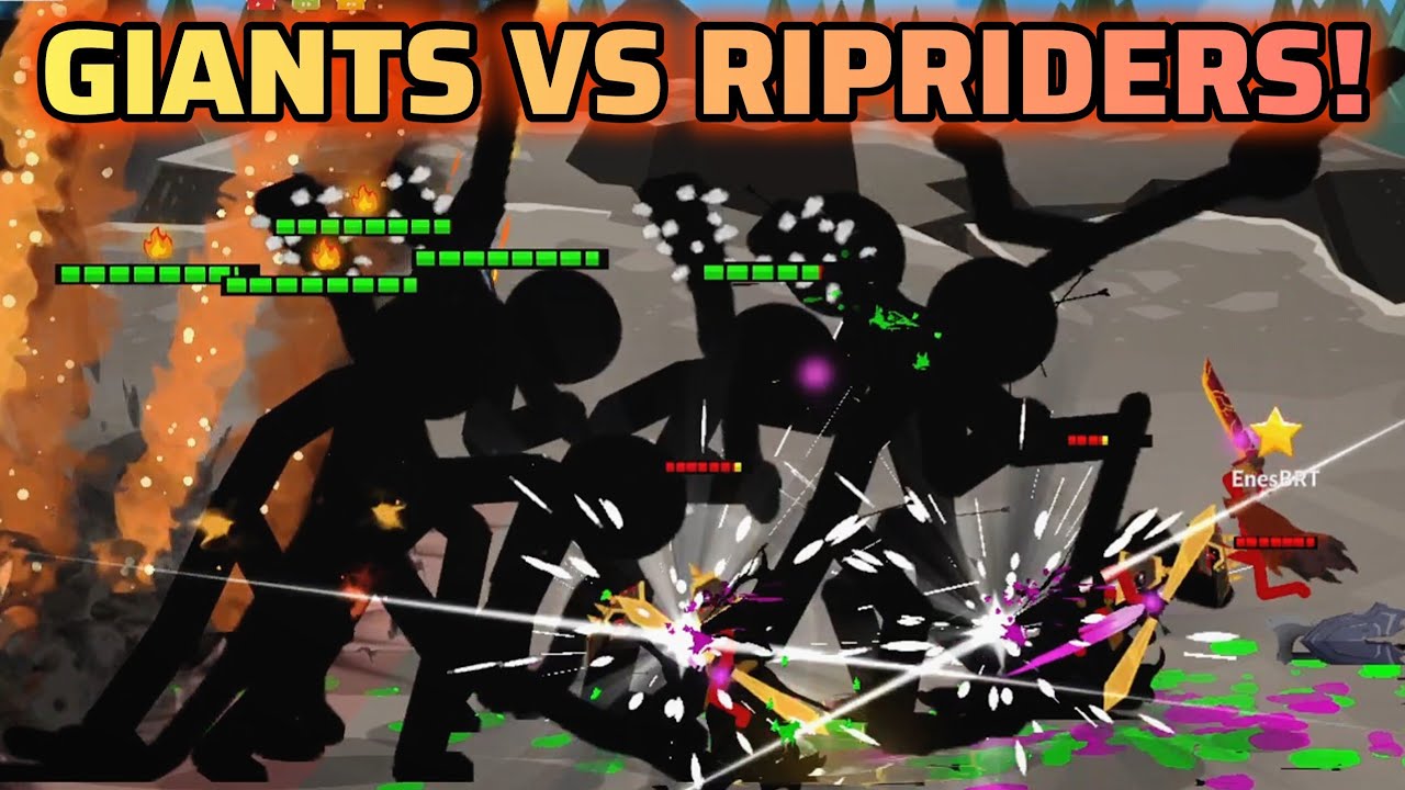 Giants Vs Ripriders! Epic Stick God Ranked Deathmatch Battles With ...