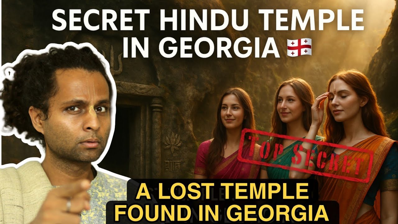 Sanatan Dharma in Europe 🇬🇪 | Georgian Girls Wearing Tilak at Secret ...