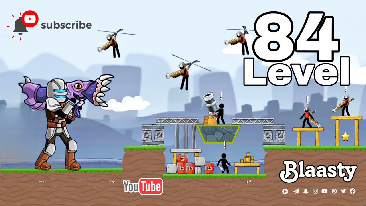 Boom Stick Game । Blaasti Level :-84/150 । how to complete level 84 ...