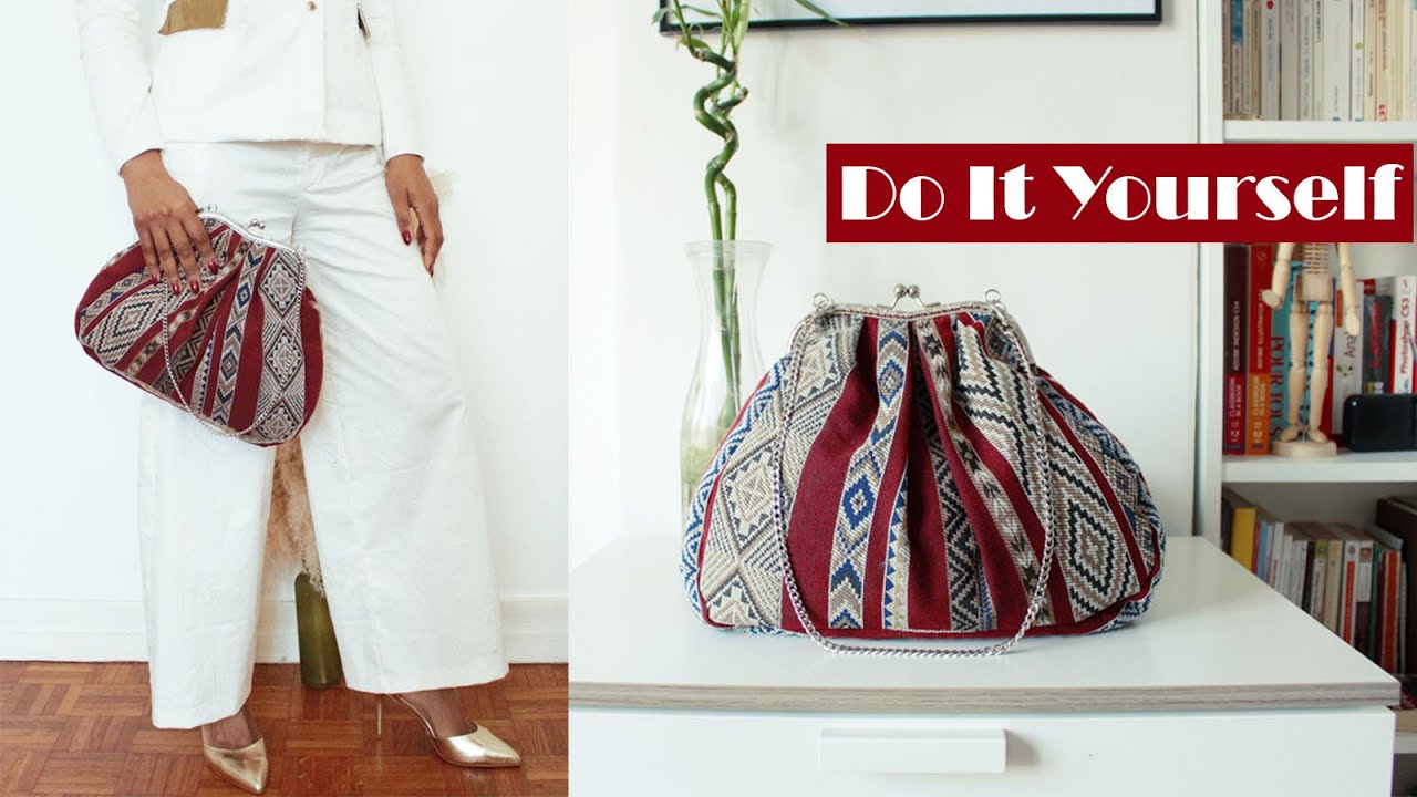 DIY PATRONAGE Coudre un Sac Porte-monnaie // DIY PATTERN MAKING Sew a ...