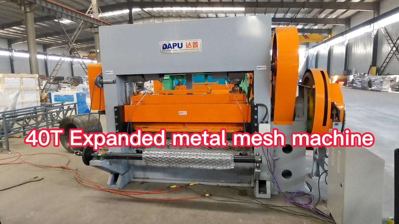 DP25-40 Expanded Metal Mesh Machine|Stretched Metal Mesh Machine ...