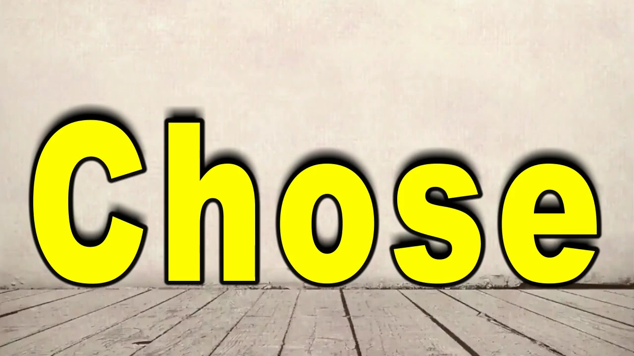 How to Pronounce Chose - YouTube