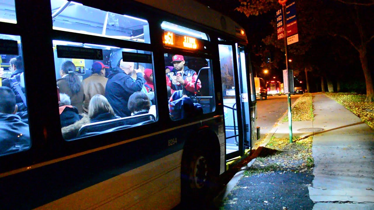 MTA New York City Bus 2015 Nova Bus LFS 8264 & 1999 Orion V 6044 On The ...