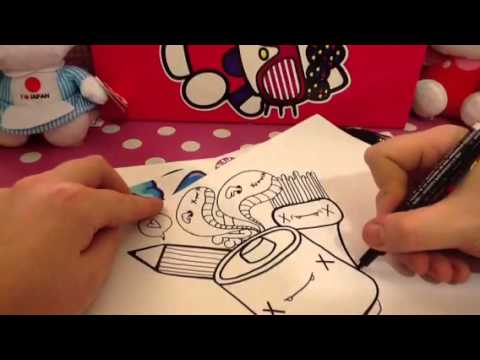 Kawaii drawing tutorial & competition - YouTube