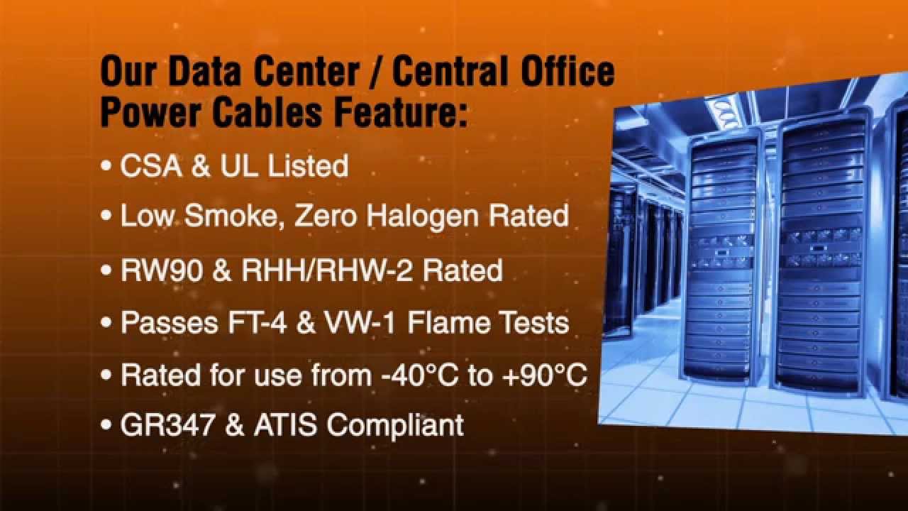 Data or Central Office Power Cable from Priority Wire & Cable - YouTube