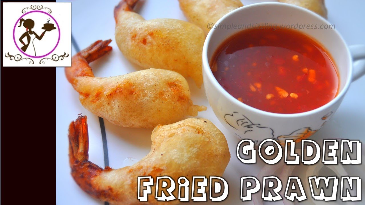 Prawn Pakora Recipe | Golden Fried Prawn | Chingri Macher Recipe - YouTube