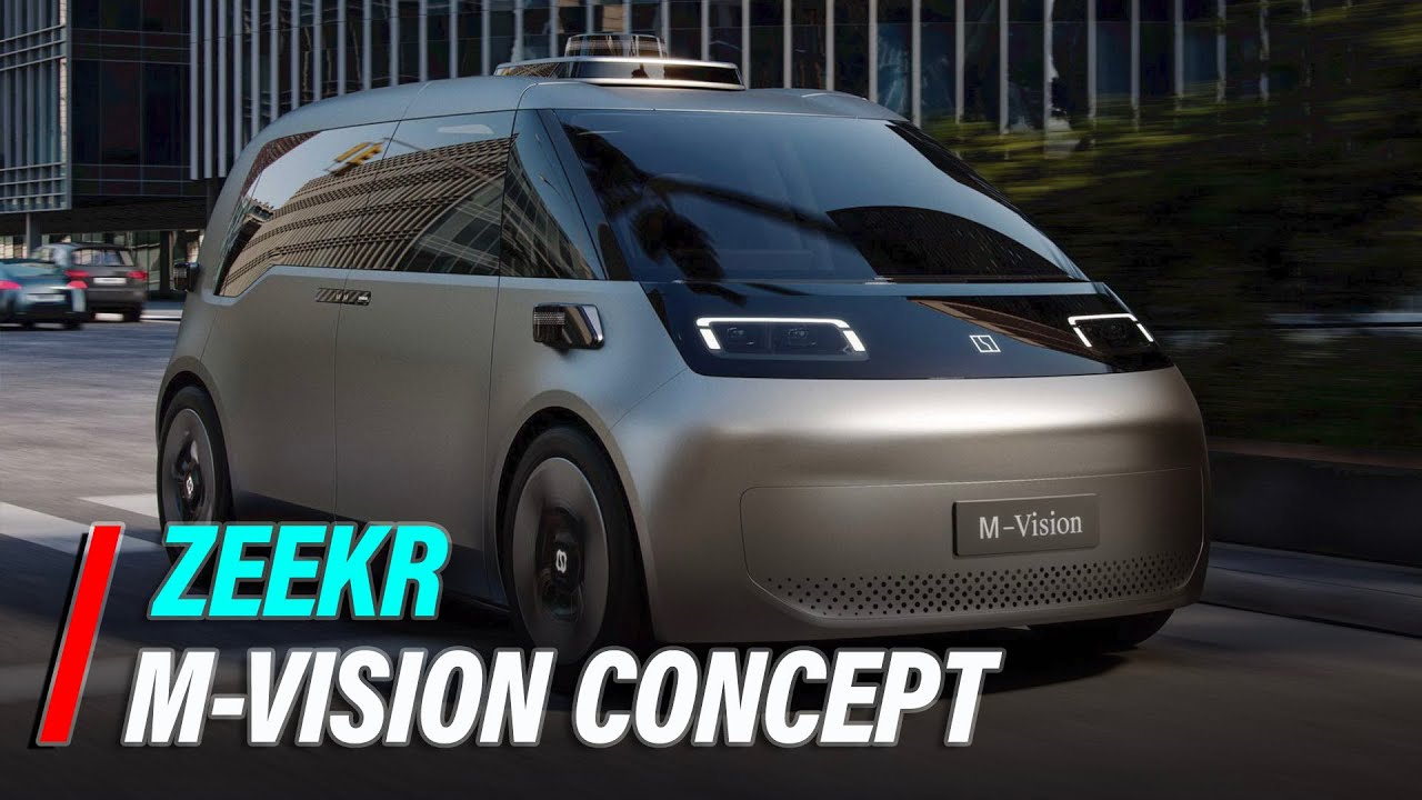 Zeekr M-Vision Robotaxi Concept - YouTube