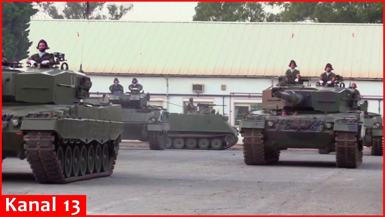 Spain to send up to six Leopard 2A4 tanks to Ukraine - El Pais - YouTube