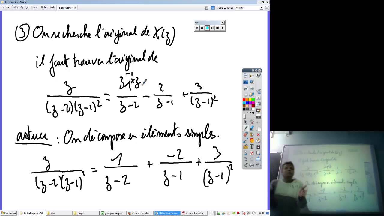 Transformee en Z : equation recurente d'ordre 1 - YouTube