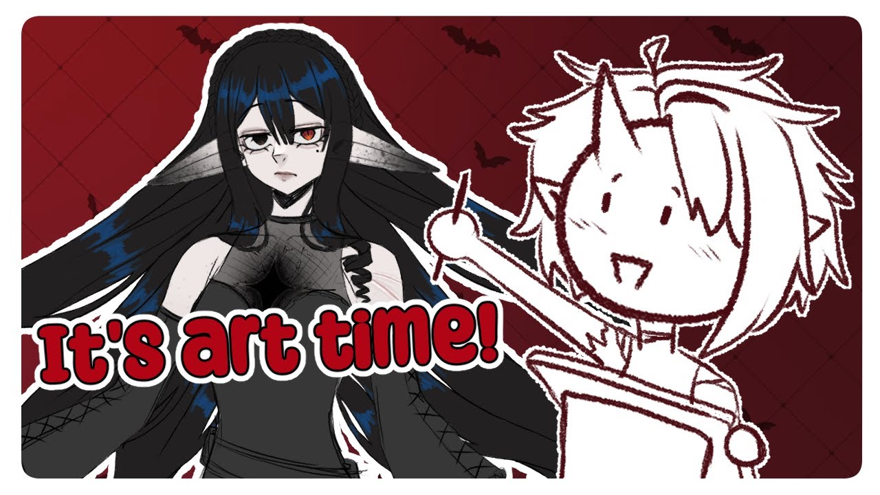 [Art Time!] Slime draws pretty girl OCs and yaps about them - YouTube