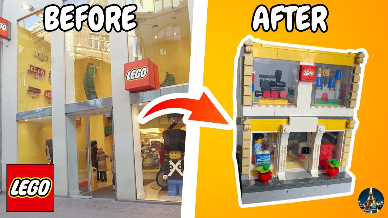 WE BUILT A LEGO STORE OUT OF LEGO - YouTube