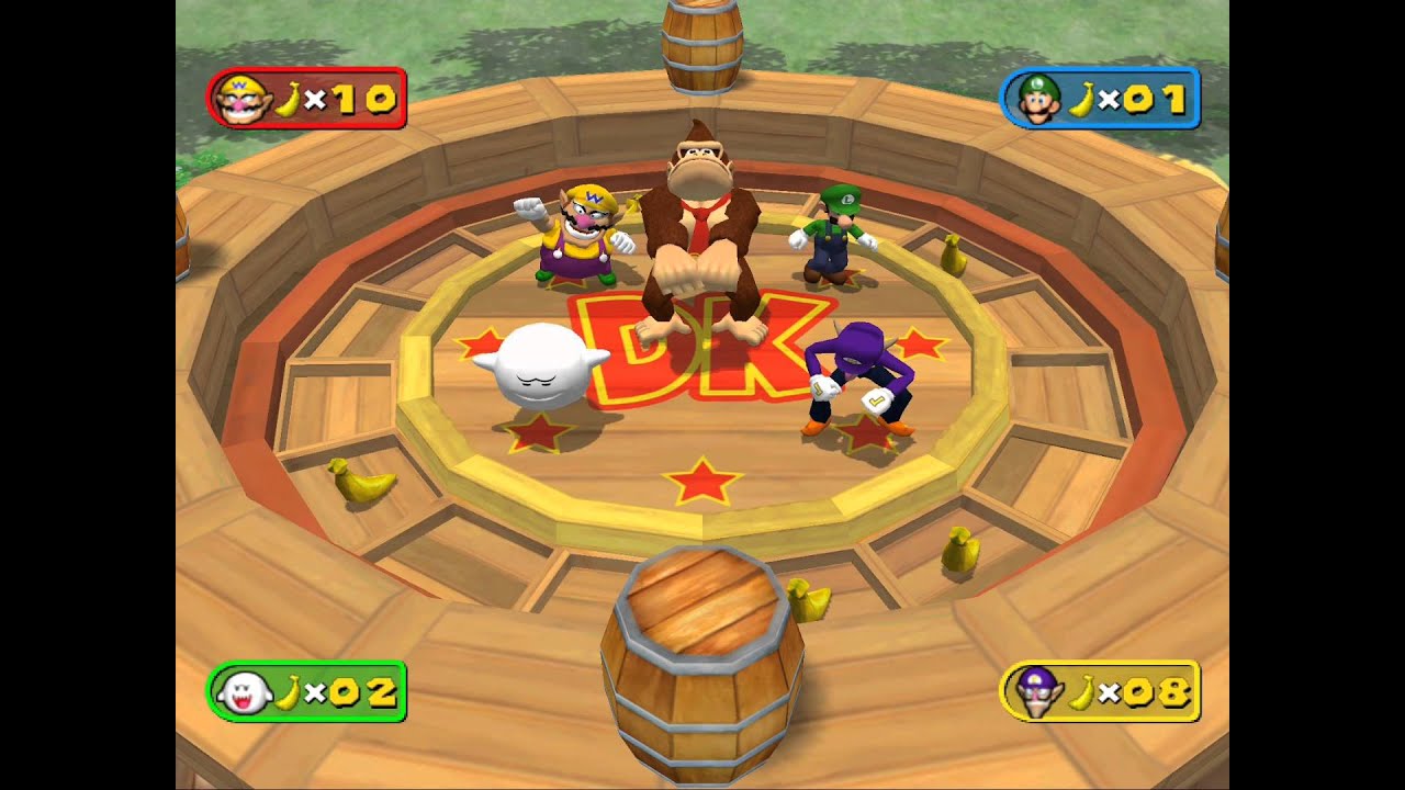 Mario Party 7 minigame: Bananas Faster 60fps - YouTube