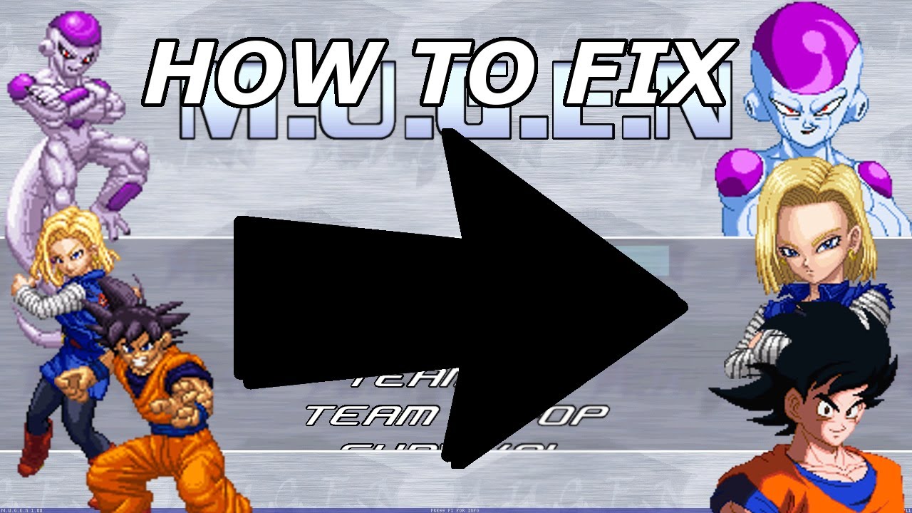 MUGEN Tutorial How to fix/change Z2 Character Portraits for Regular ...