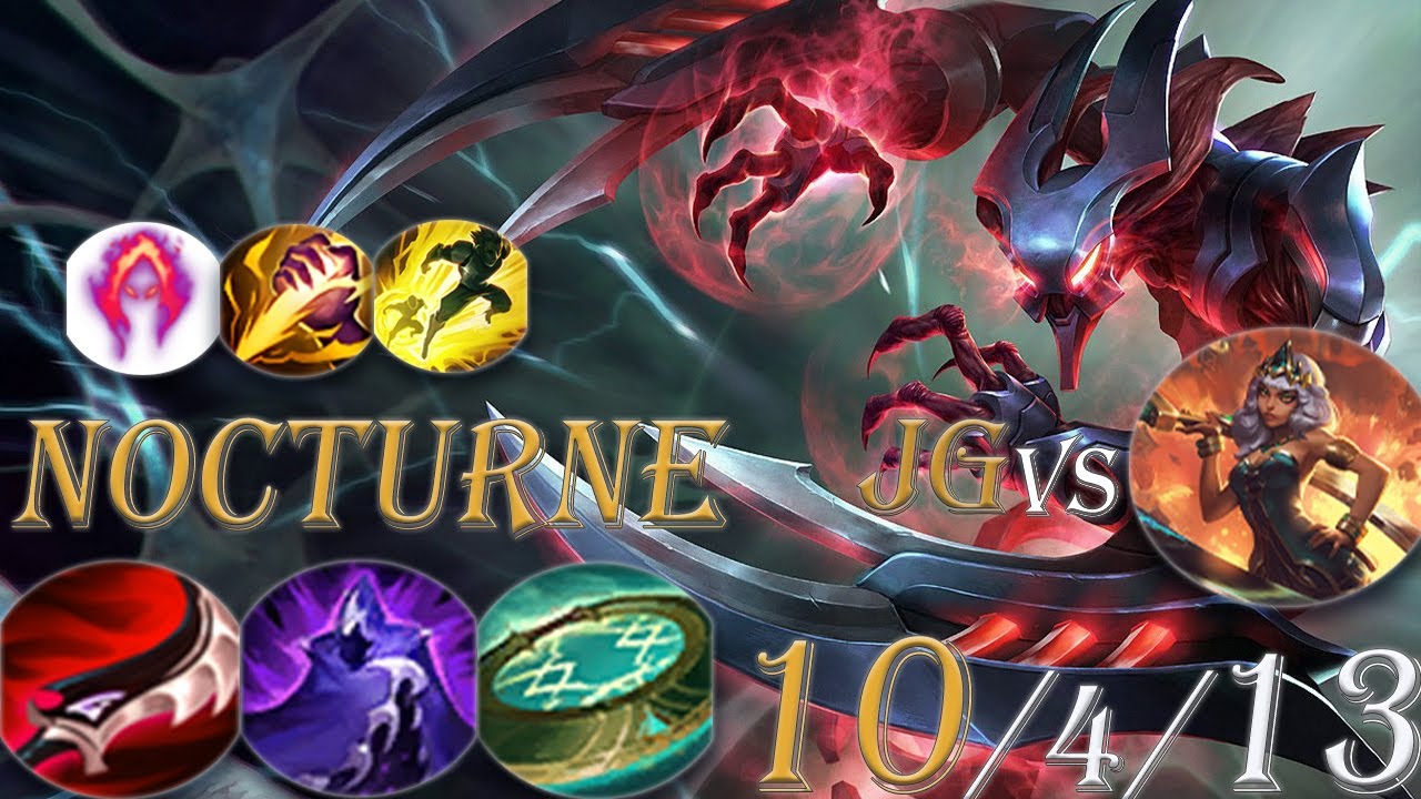 Nocturne JG Vs Qiyana. Ult In, Go invisible, After 10 Seconds... Repeat ...