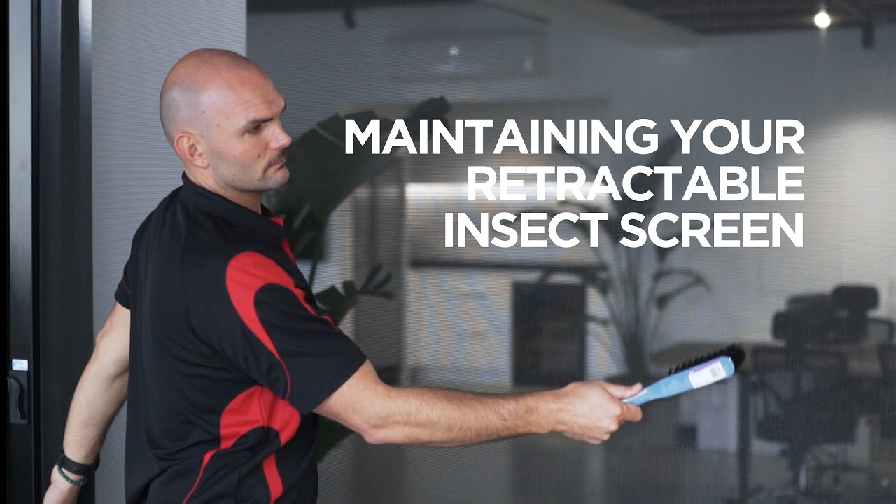 Cleaning mesh insect screen - Freedom Retractable Screens - YouTube