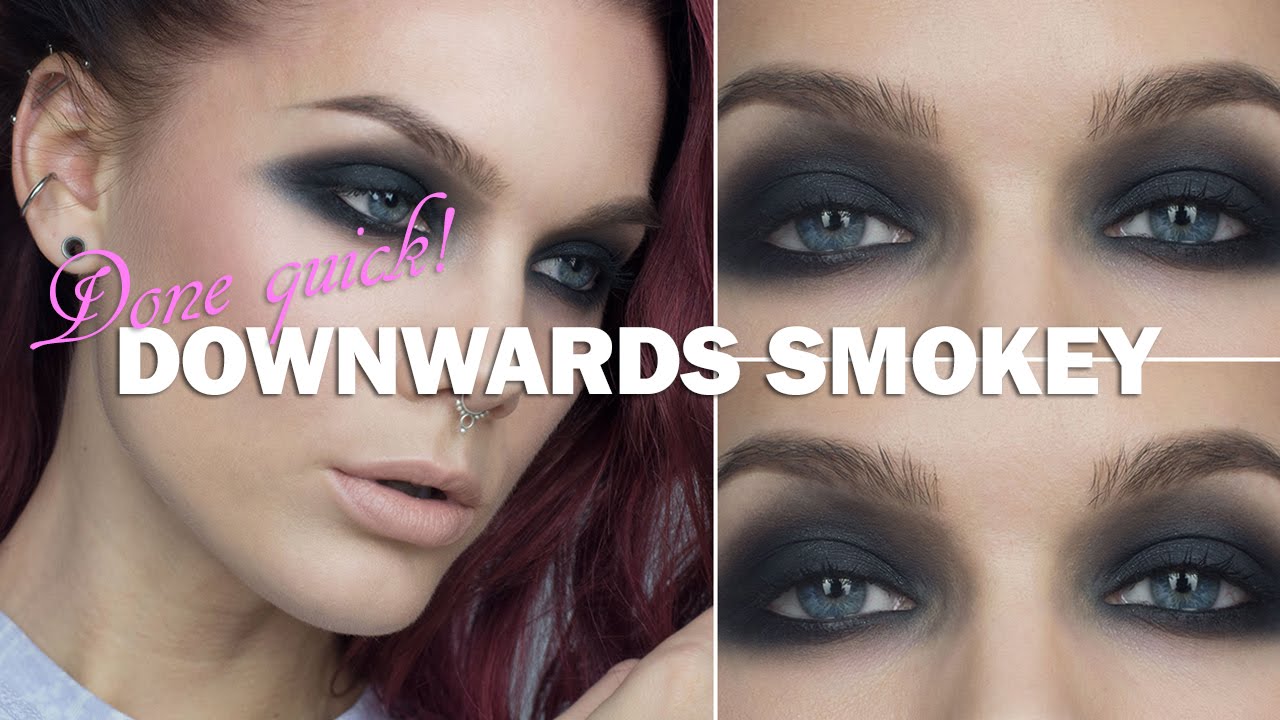 Done Quick- Downwards smokey - Linda Hallberg makeup tutorials - YouTube