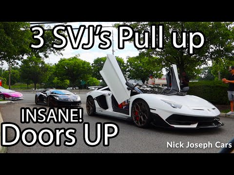 This Lamborghini Aventador SVJ Drives with the Doors OPEN and It's INSANELY CRAZY!