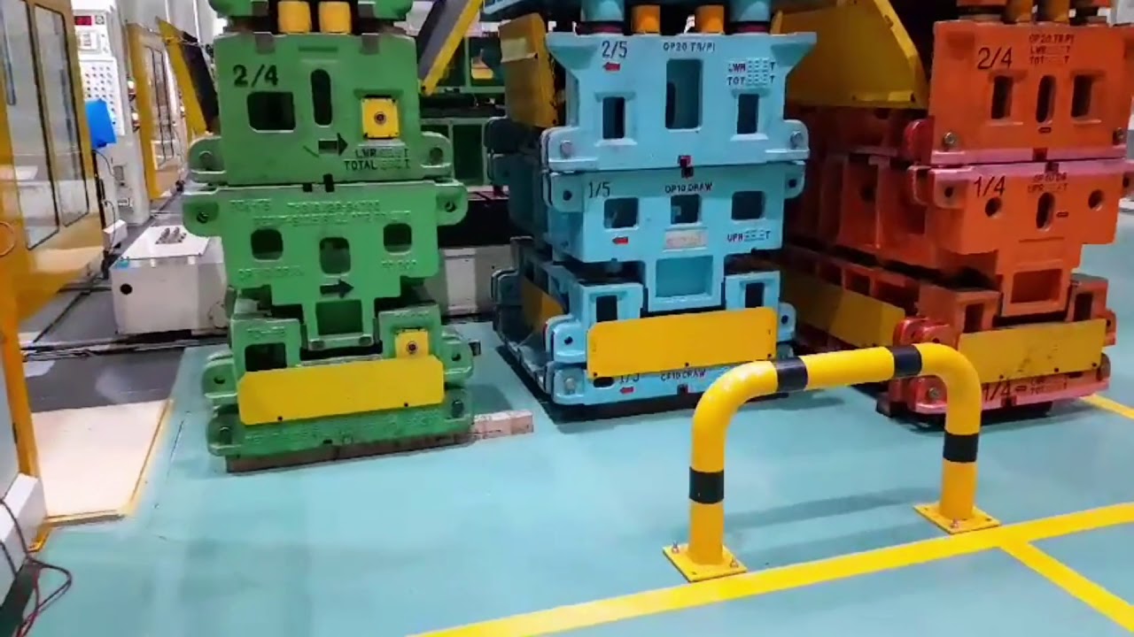 TKI Korea Selatan, pabrik press Robot automatic #150Ton #1000Ton - YouTube